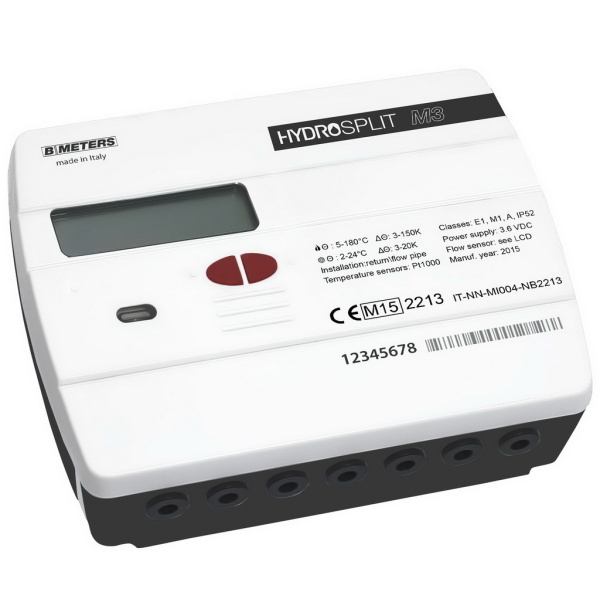 HYDROSPLIT-M3 RETURN, ADJUSTABLE I/O M-BUS WIRED WARMTEMETER ...