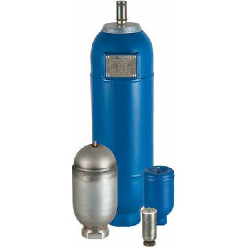 Parker Low pressure bladder accumulator type: EBV - Marktechnical