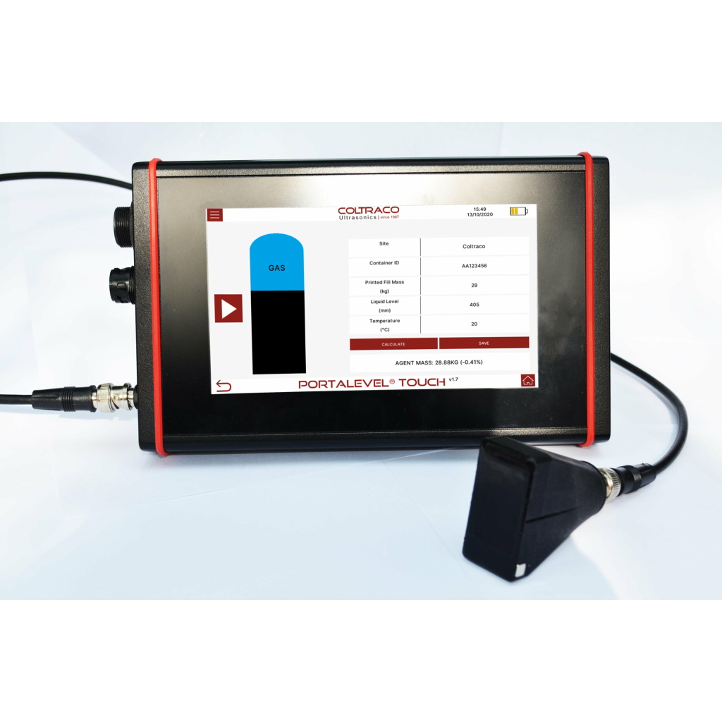 Portalevel® Touch Fire cylinder level indicator with integrated weight ...