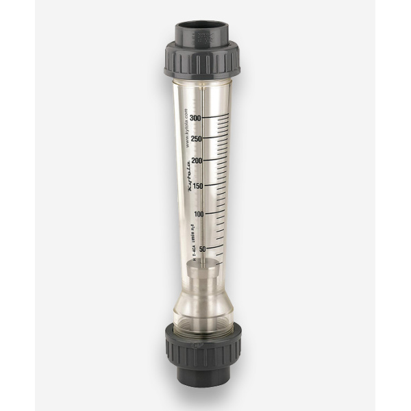Visual flow meter Type: HT | 0.6 - 6.4 m3/h water PVC 50 mm connection ...