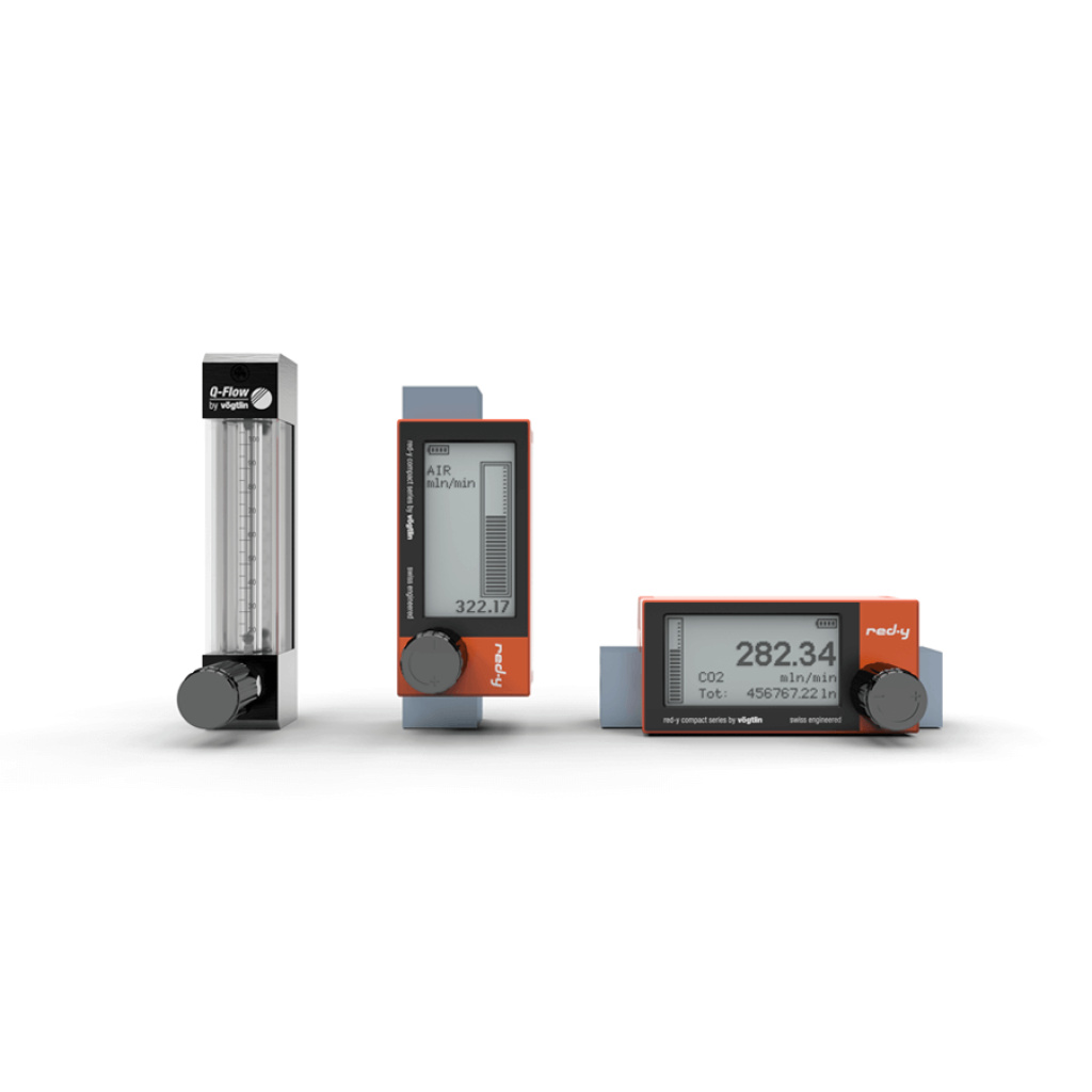 Variable Area (VA) Flowmeter series 1200 SVC (165 MM with valve), Flow rate 16-160 ml/min ...