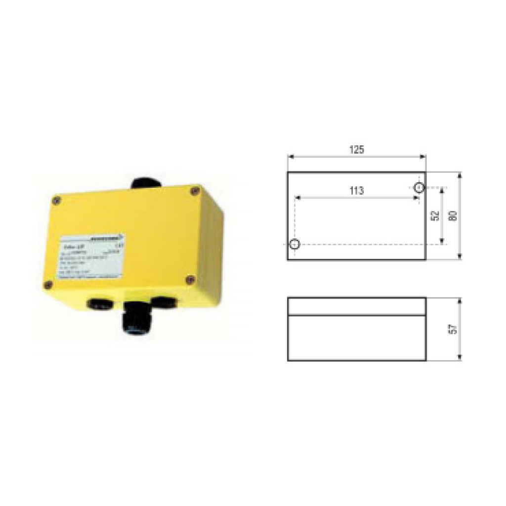 EEx-e junction box, IP54 EXBOX-Y/S - Marktechnical