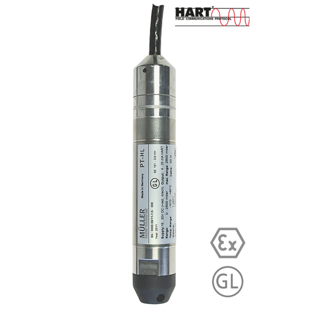 Müller Transmetteur de niveau hydrostatique à sécurité intrinsèque avec HART | GL et ...